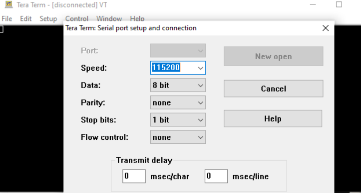 Tera Term Setup and Node CLI Commands – MHT Technologies
